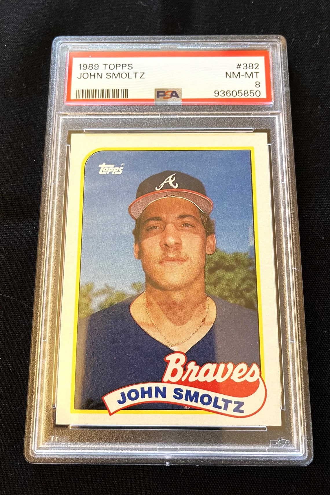 1989 Topps #382 John Smoltz Rookie Card - Etsy