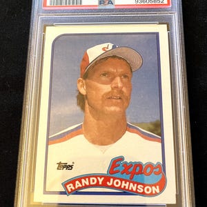 1989 TOPPS #637 Randy Johnson Rookie Card - Etsy