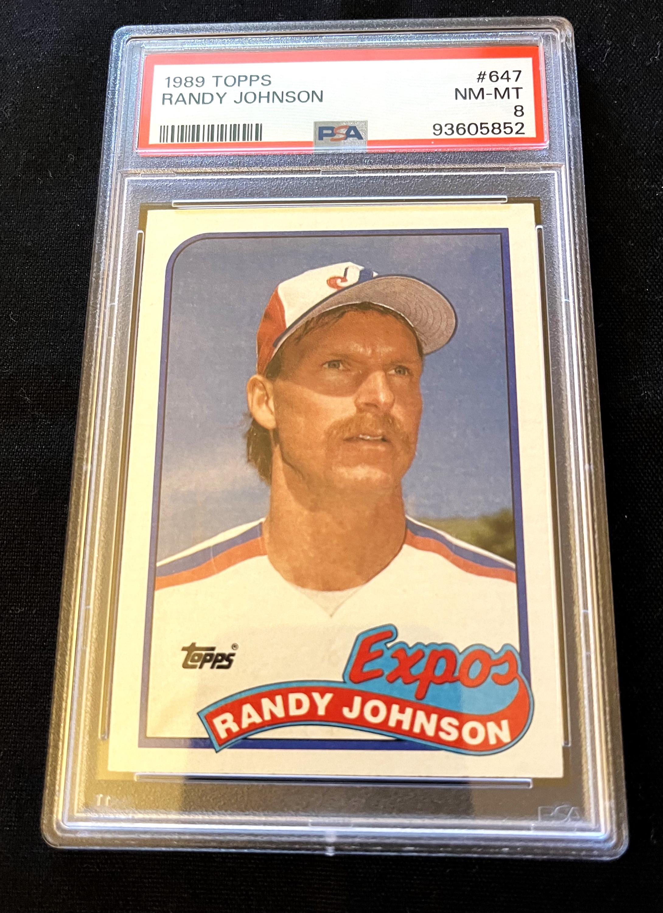 1989 TOPPS #637 Randy Johnson Rookie Card - Etsy