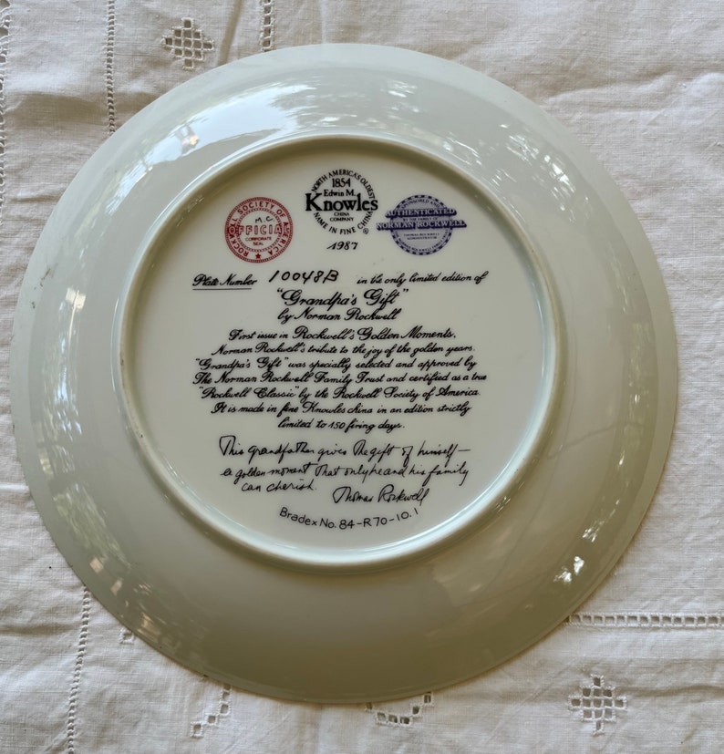 Grandpa's Gift Collector Plate - Etsy