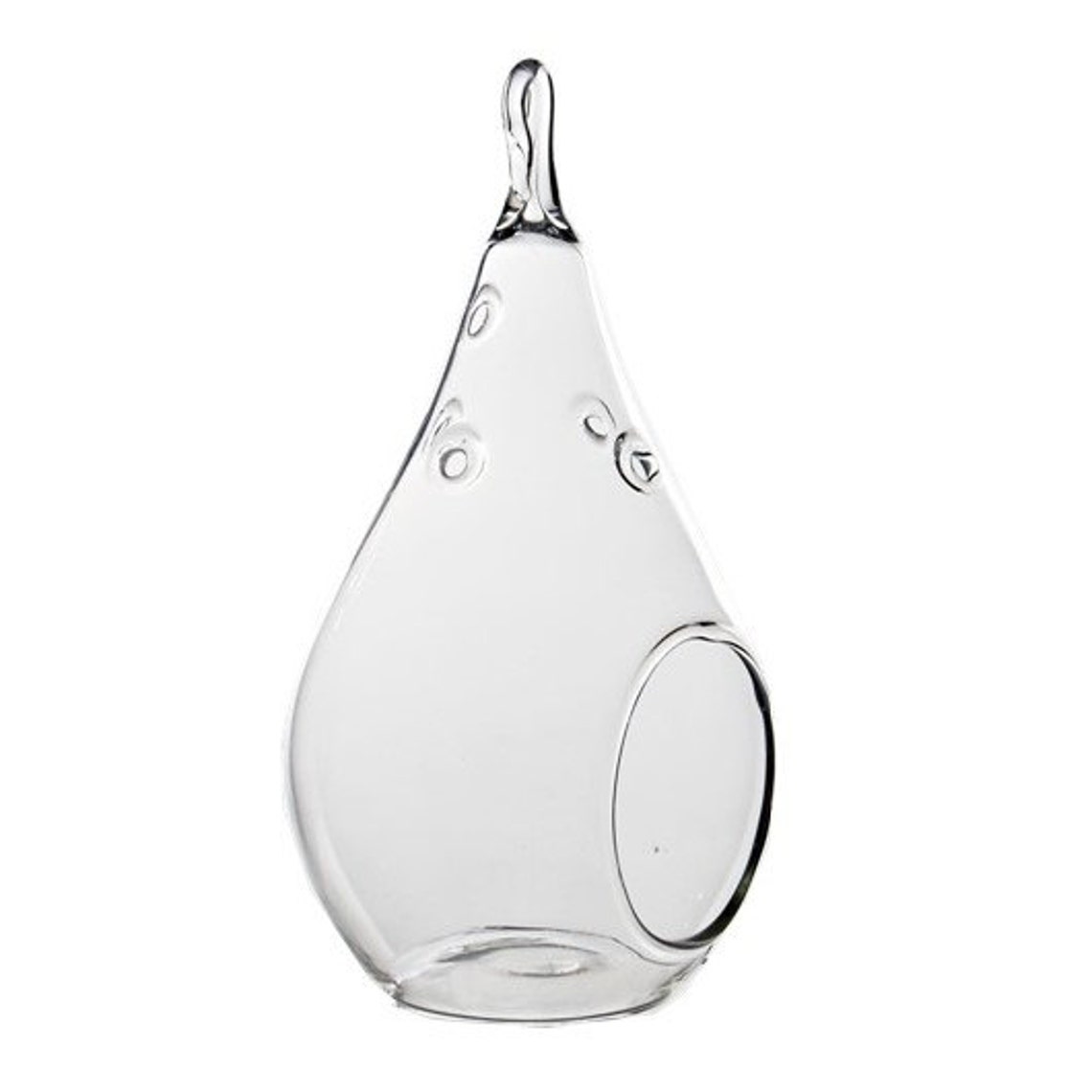 24 Pack of Hand Blown Glass Teardrop Terrariums Hanging Air | Etsy