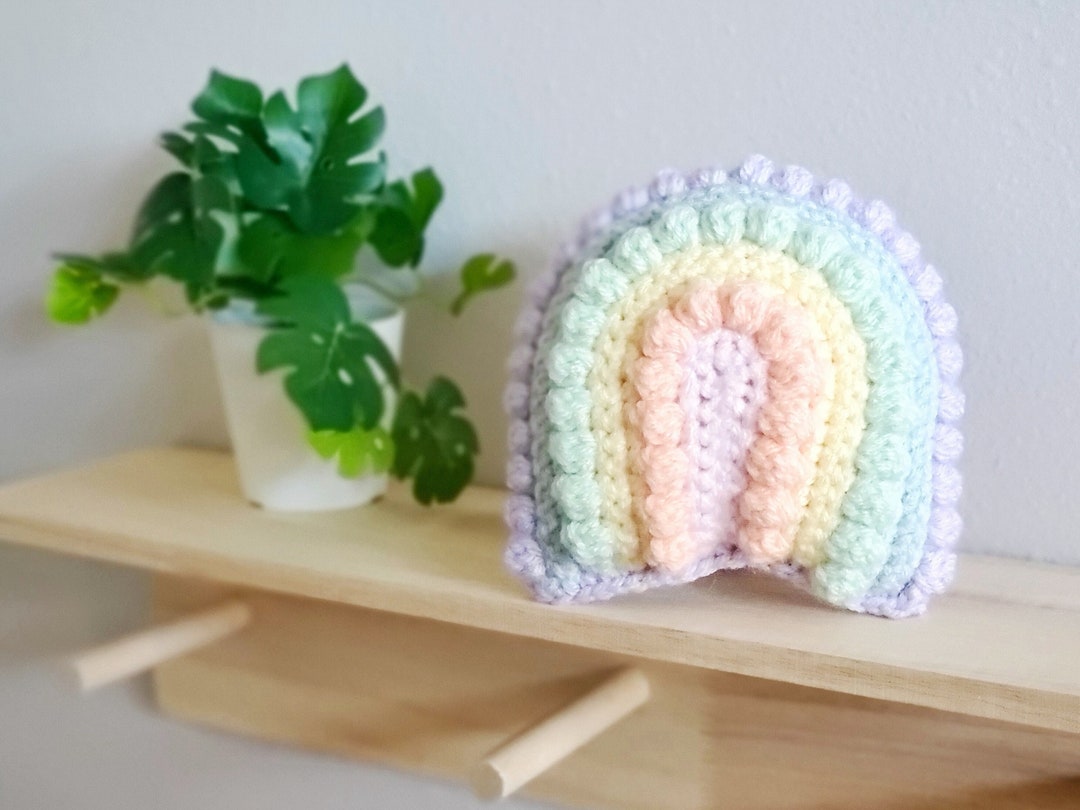 MINI Pastel Rainbow Pillow, Rainbow Nursery Decor, Rainbow Baby Shower ...