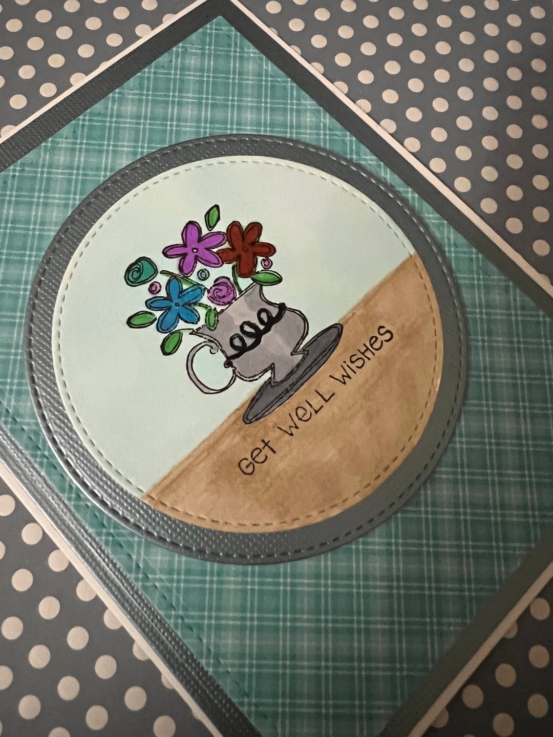 Get Well Wishes - Get Well Card Made With Stampin' up Stamps - Etsy