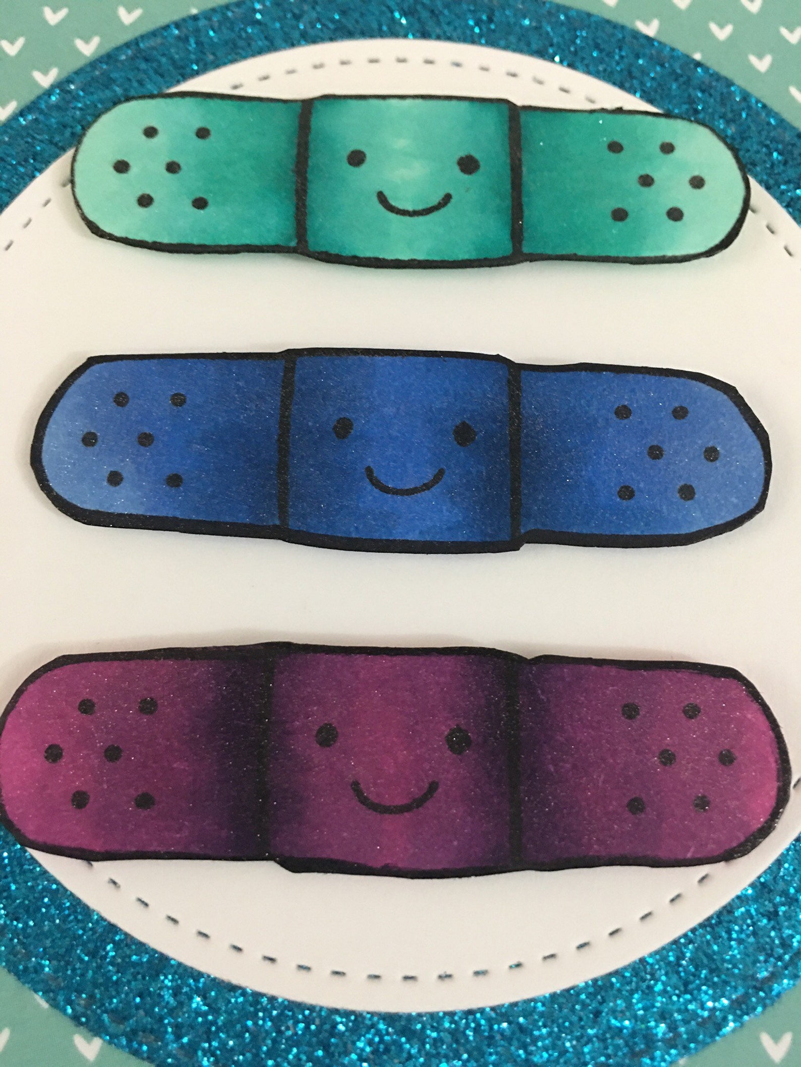 Band Aid Card Made With Lawn Fawn Stamps Wishing You a Speedy Recovery ...