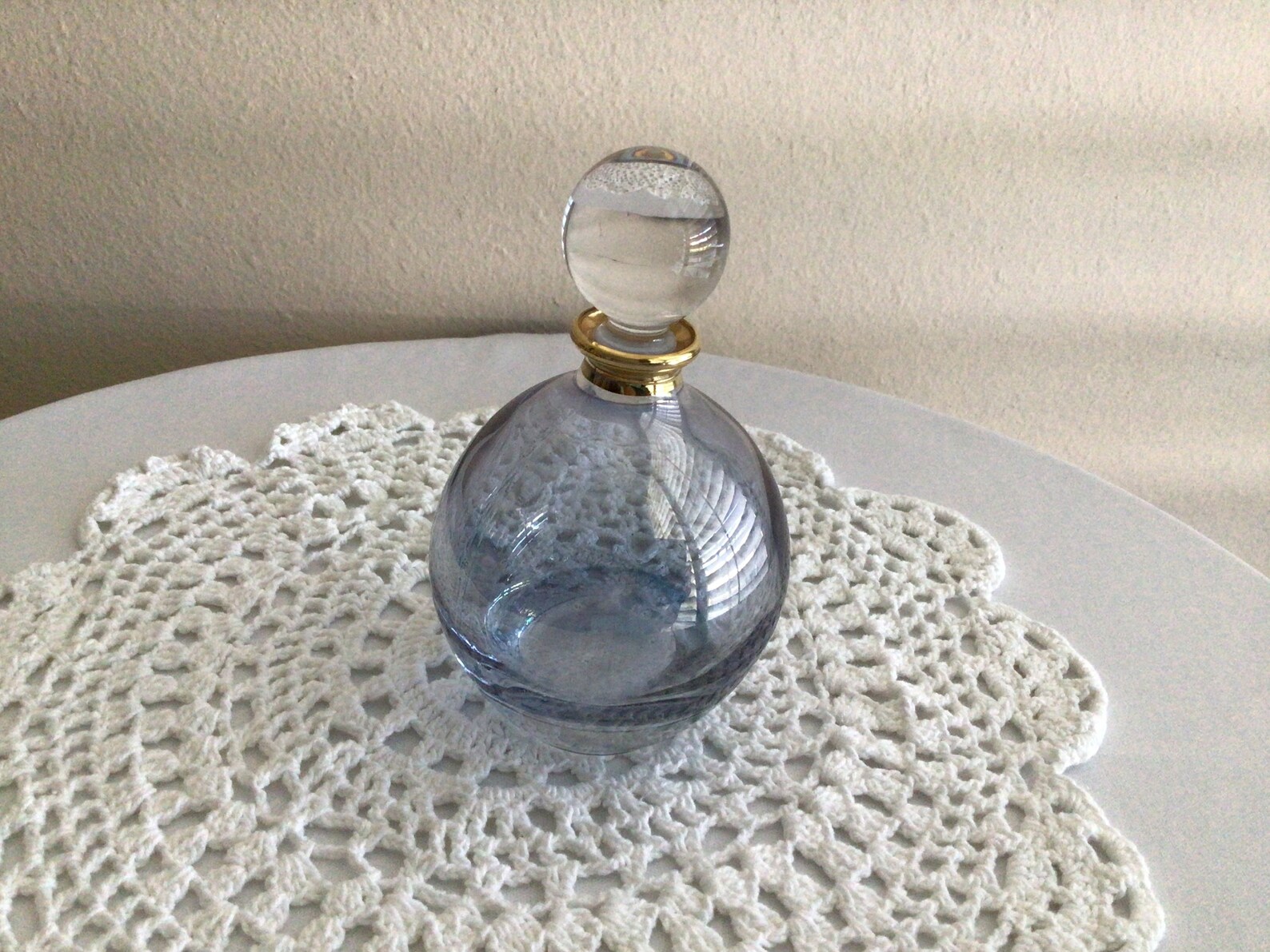 Vintage Illusions Glass Perfume Bottle Made in Italy - Etsy