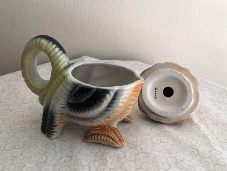 Vintage Porcelian Creamer Hen Japan - Etsy