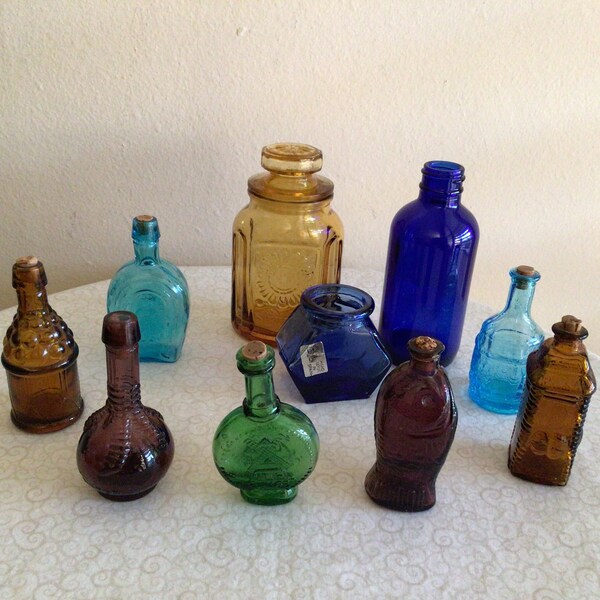 Colored Bottles - Etsy