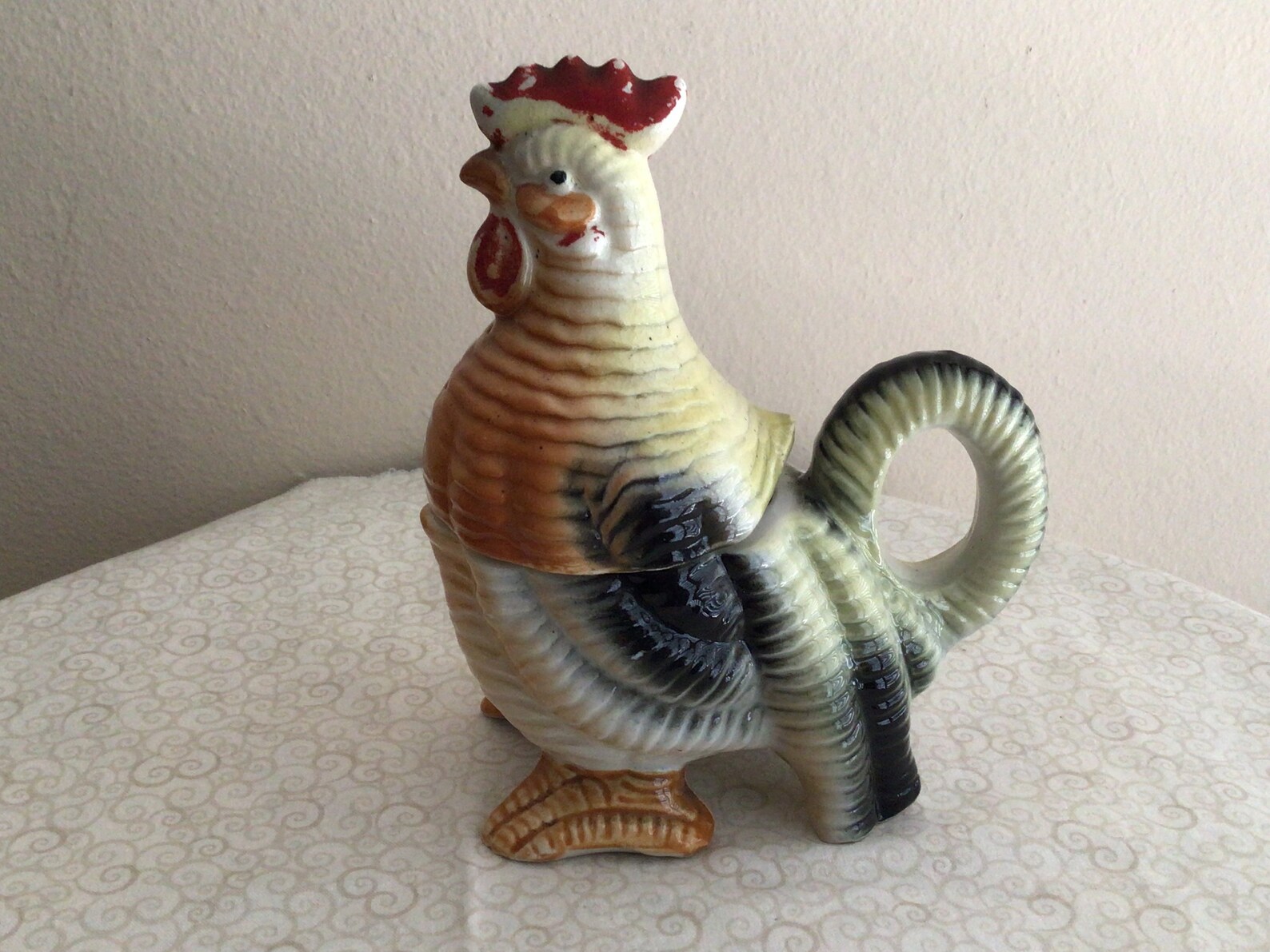 Vintage Porcelian Creamer Hen Japan - Etsy
