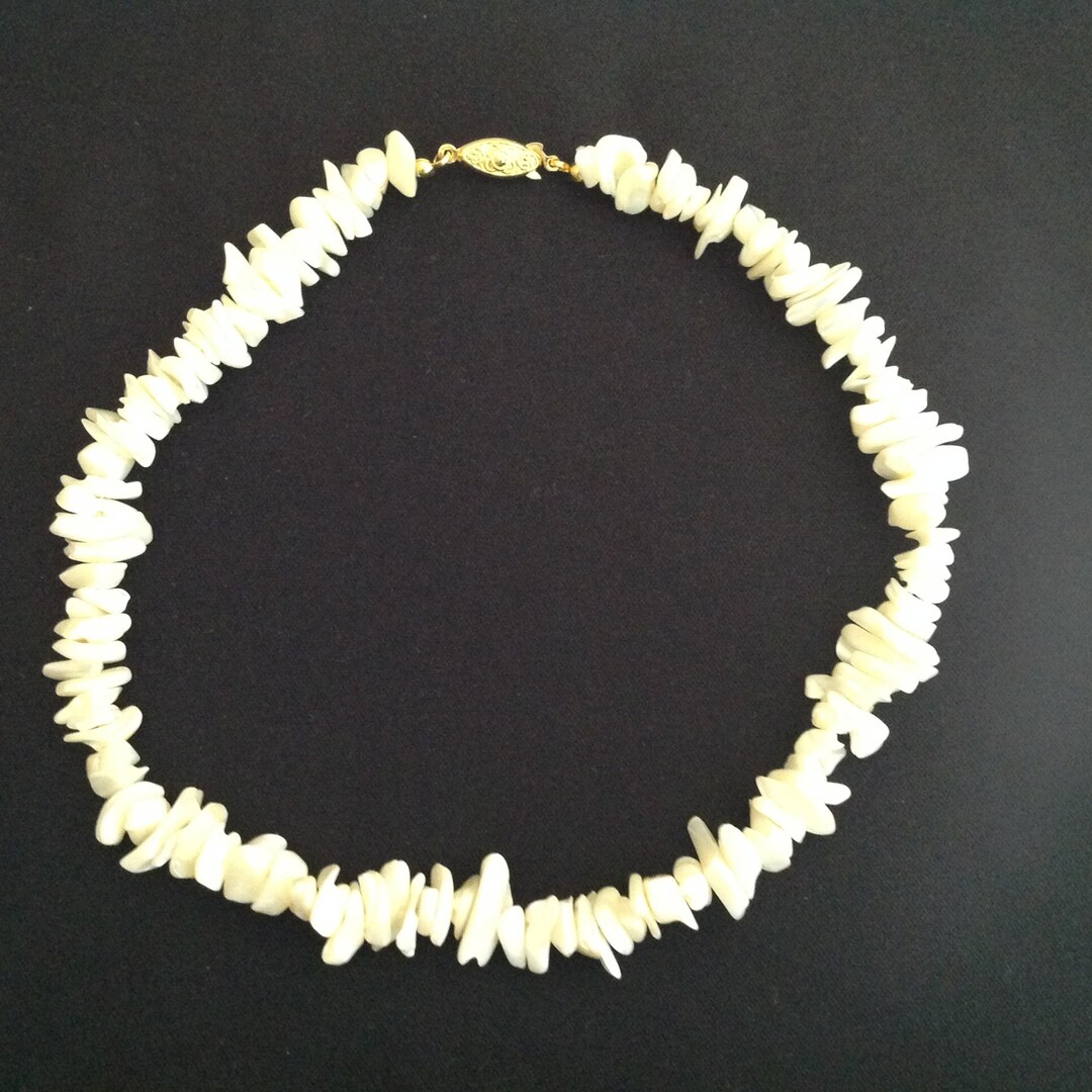 Vintage Signed Lucoral Mother of Pearl Choker/necklace - Etsy