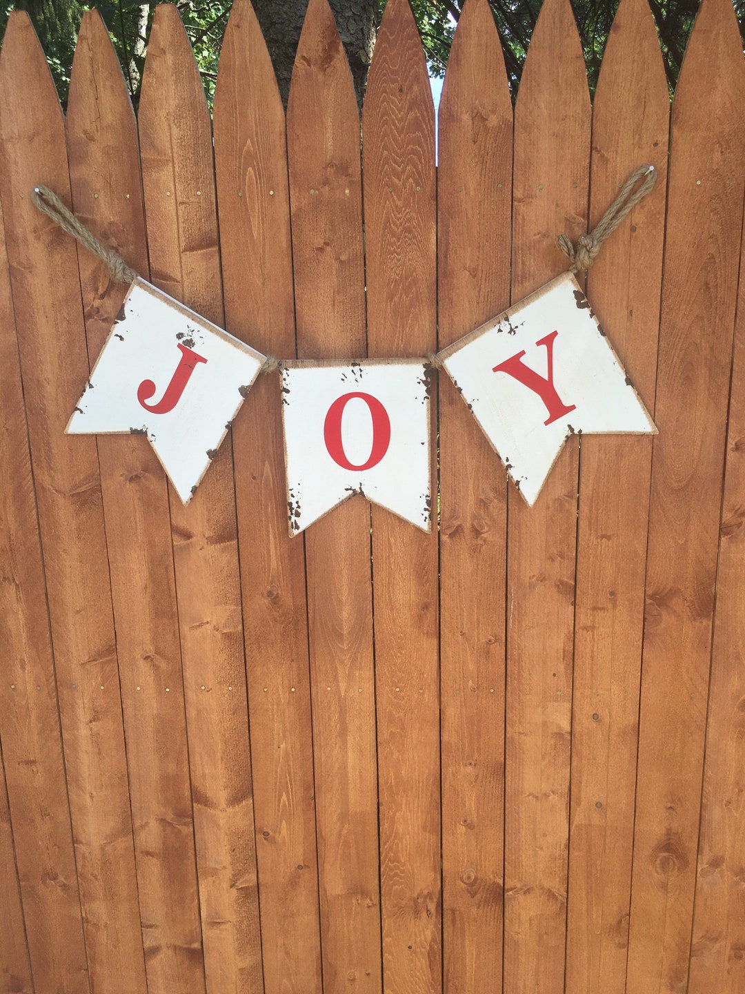 Joy Banner - Etsy