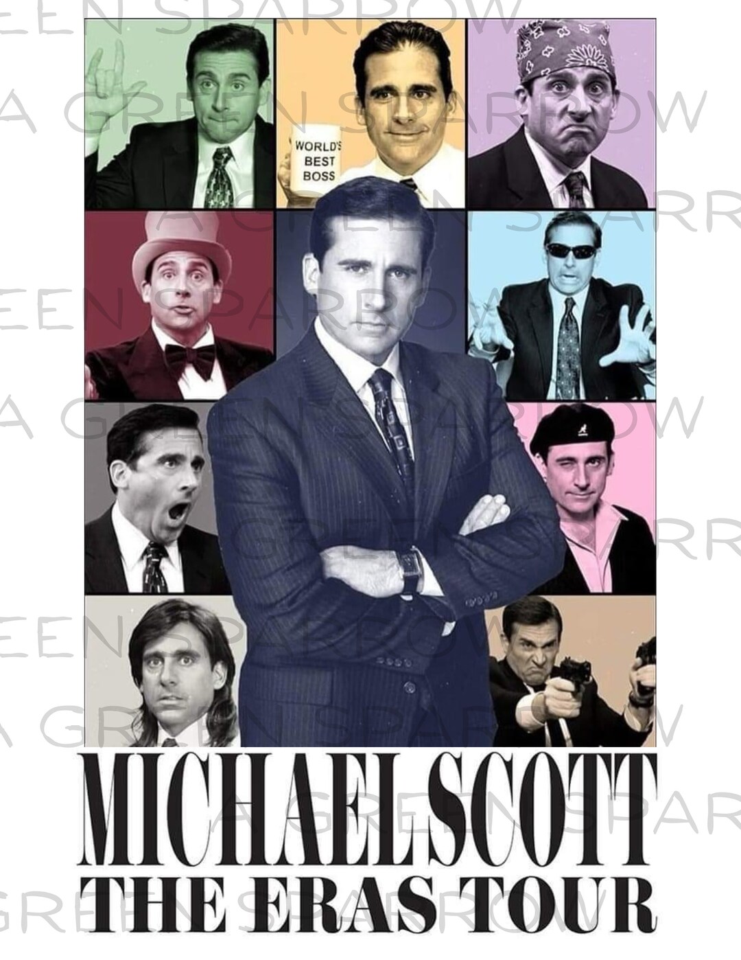 Michael Scott The Eras Tour PNG The Office Programa de TV engraçado ...