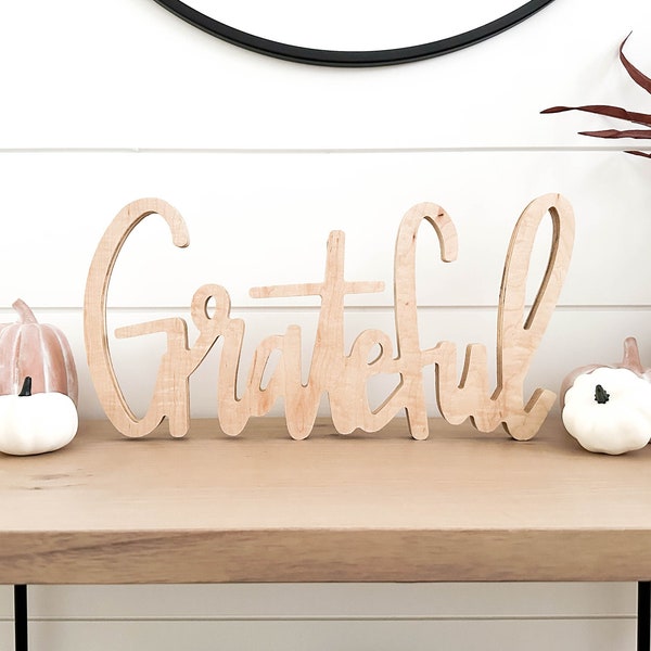 Grateful Sign - Etsy