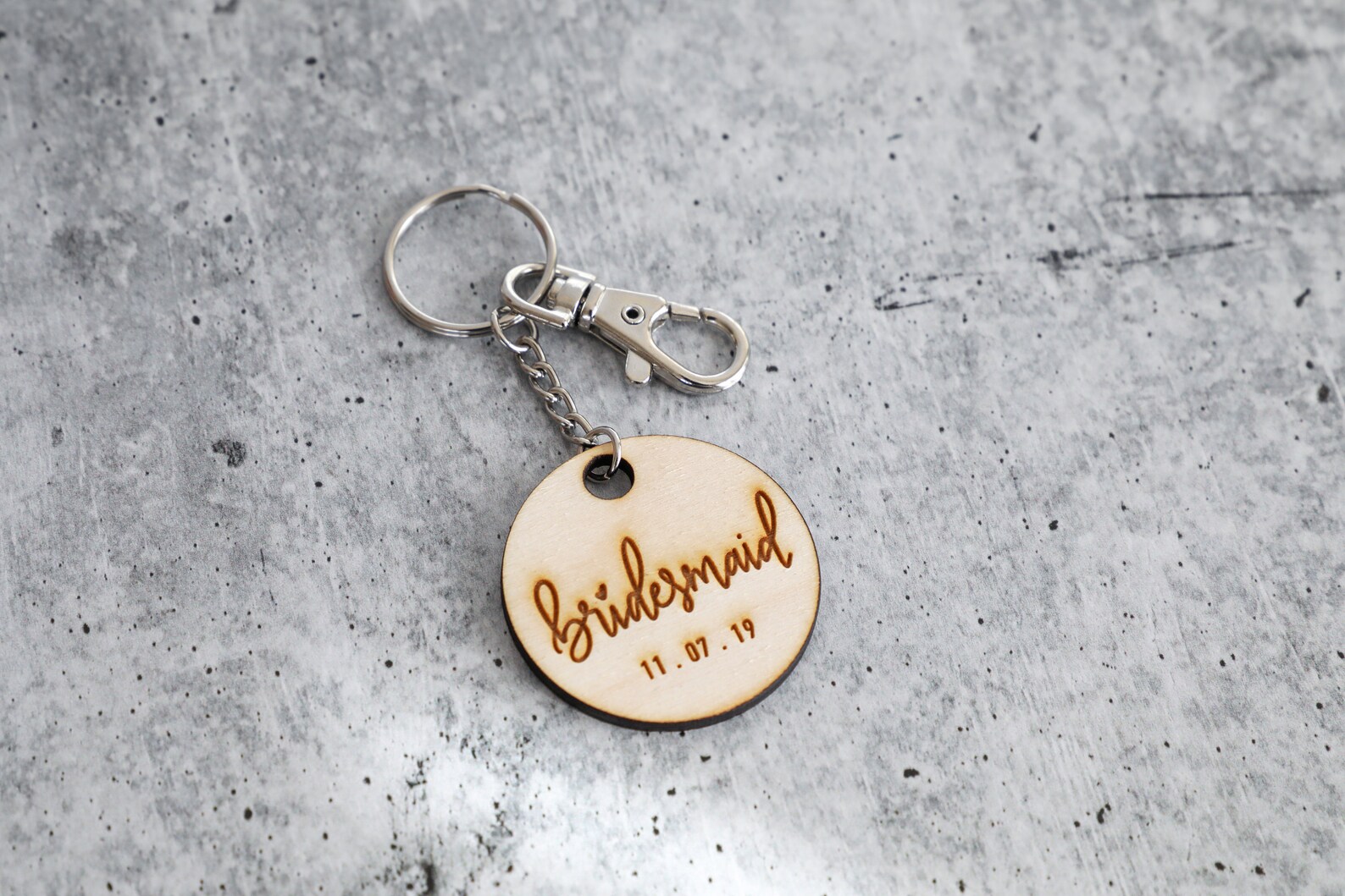 Bridal Party Keychain Personalized Bridesmaid Maid of | Etsy