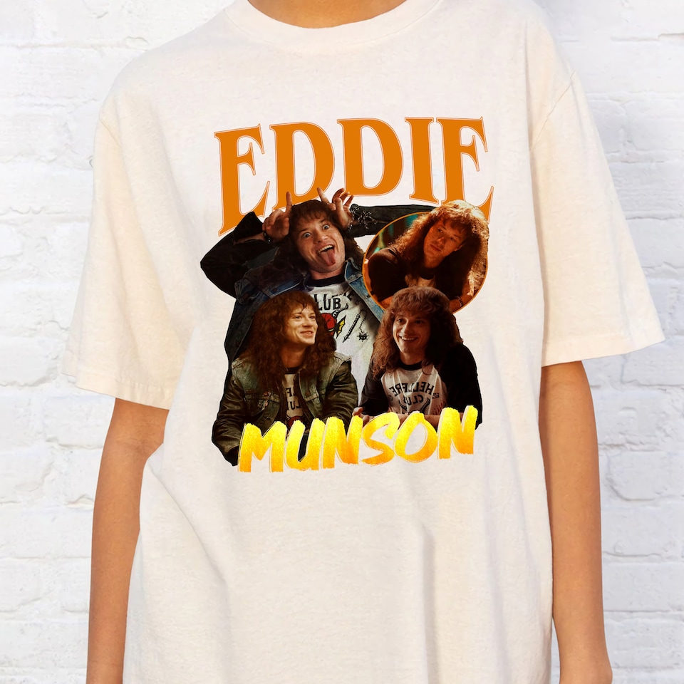 Eddie Munson Shirt, Eddie Stranger Things, Eddie Munson Stranger Things ...