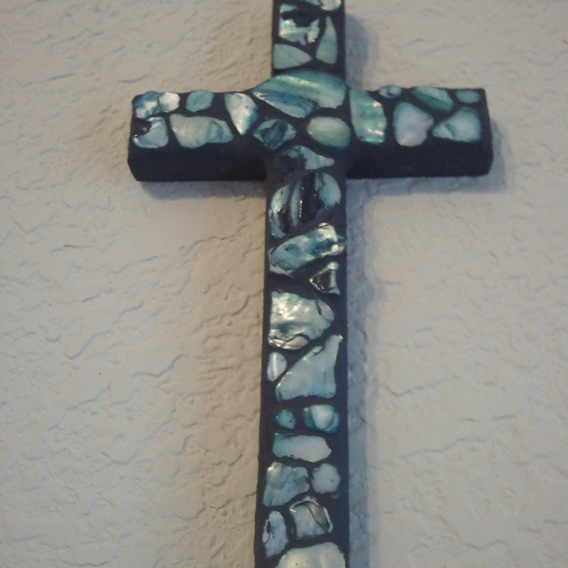 Mosaic Cross - Etsy