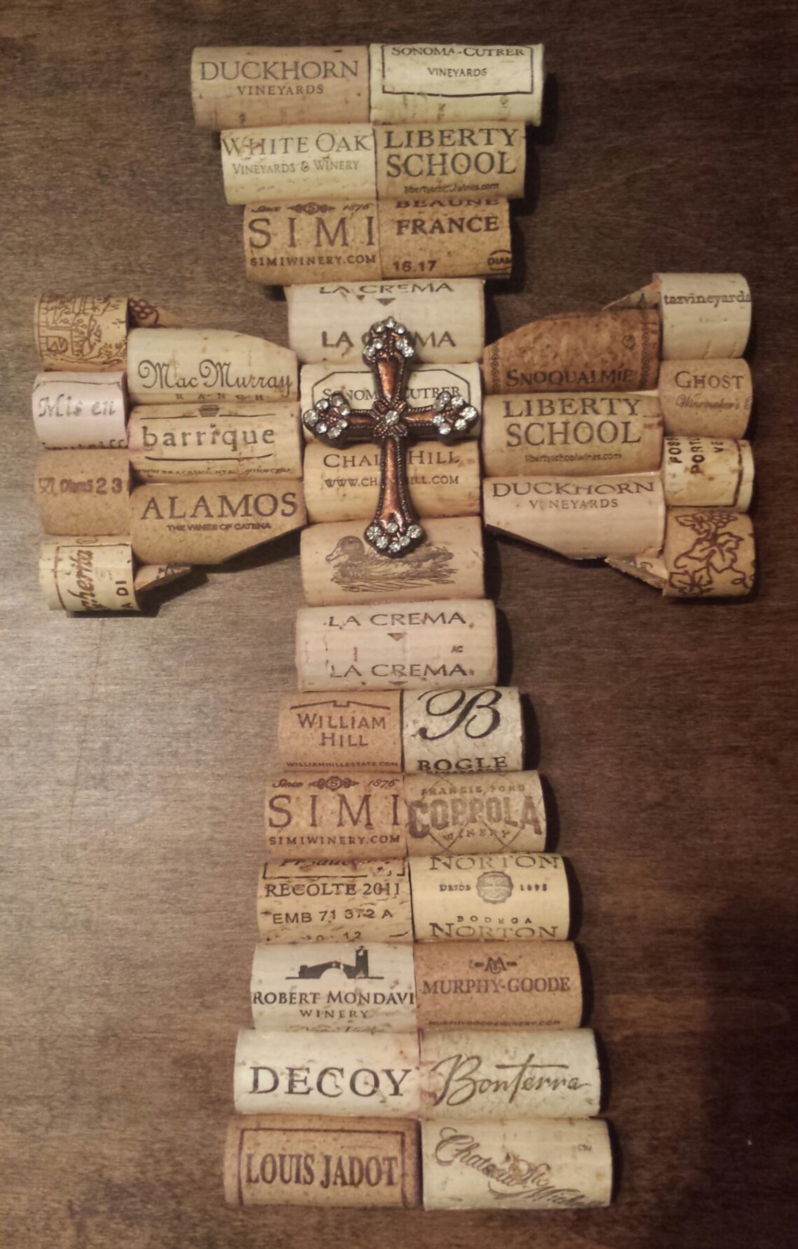 Wine Cork Cross - Etsy