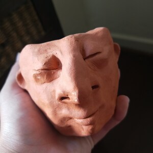 Character Terracotta Face Pots - Etsy