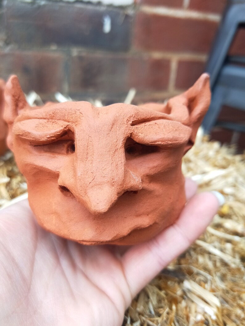 Character Terracotta Face Pots - Etsy