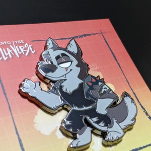 Vortex / Hellaverse Fanmerch / Hazbin Hotel Pins / Black Plated Hard ...