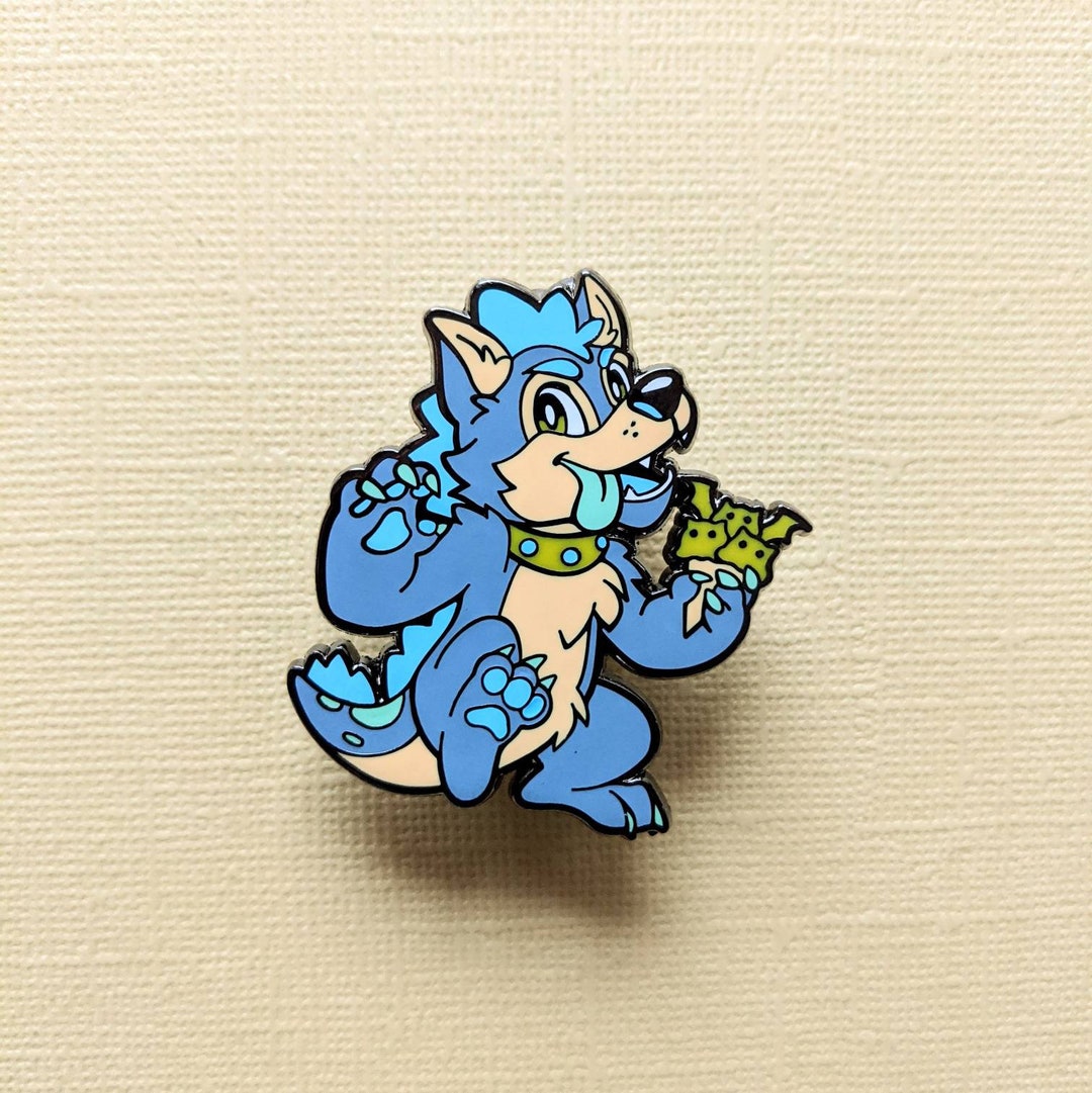Dogzilla Pin / Chara Pins / Hard Enamel / Kaiju Theme / Chibi Kawaii ...