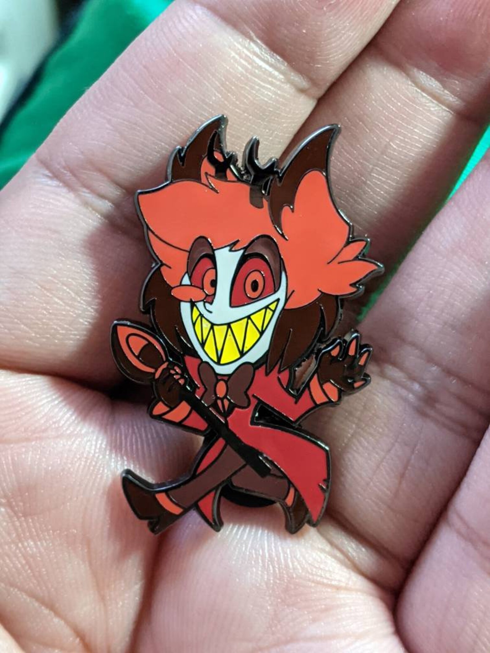 Alastor Flawed Hazbin Hotel Fantasy Pin / Halloween Emaille | Etsy