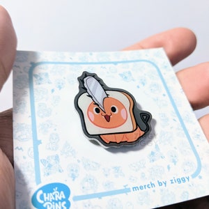 Pochita Bread Metal Pin / Chainsaw Man / Stainless Steel / Chibi and ...