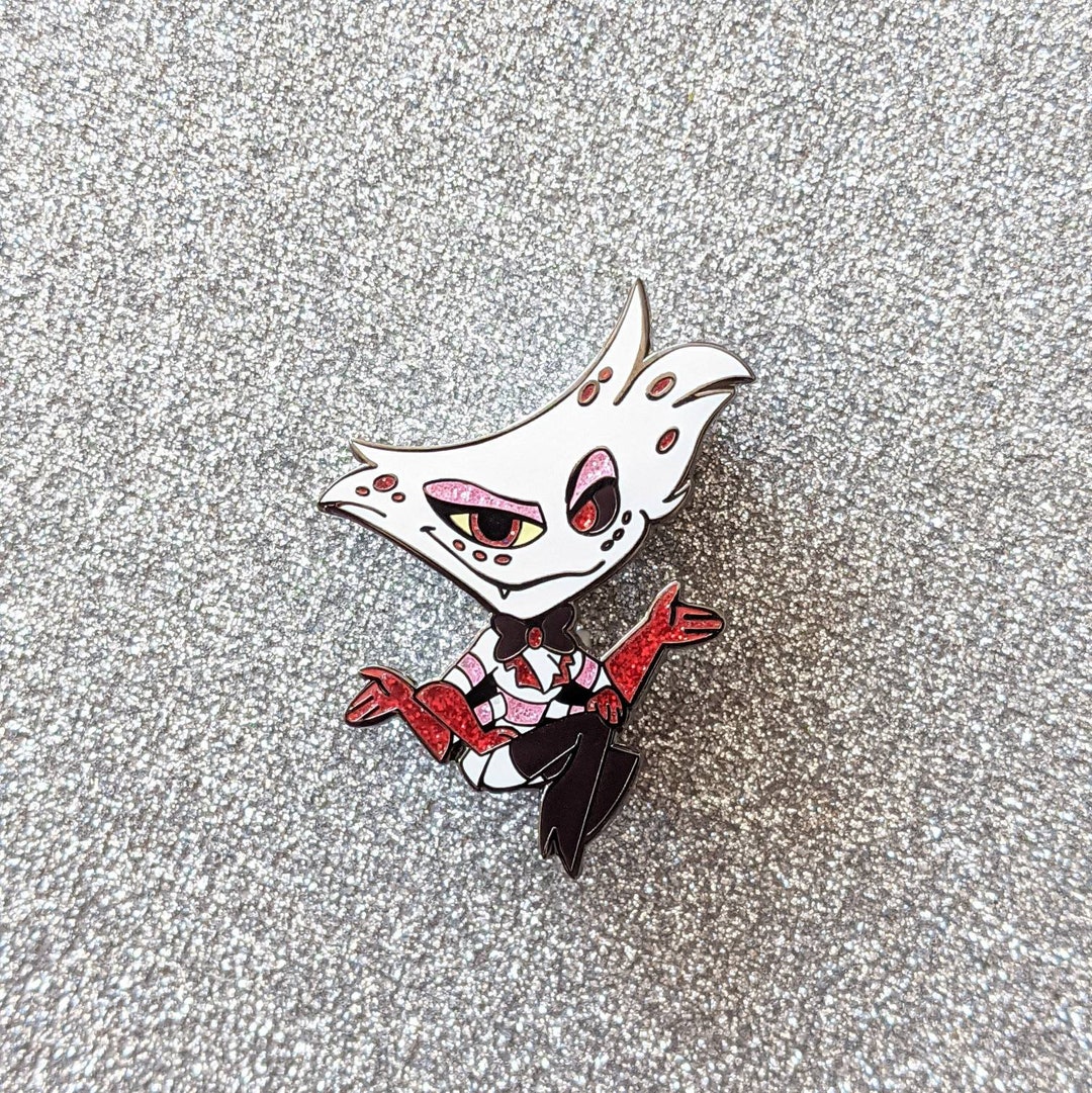 Angel Dust Fan Pin PRE-ORDER/ Hazbin Hotel Theme / Hard Enamel / Kawaii ...