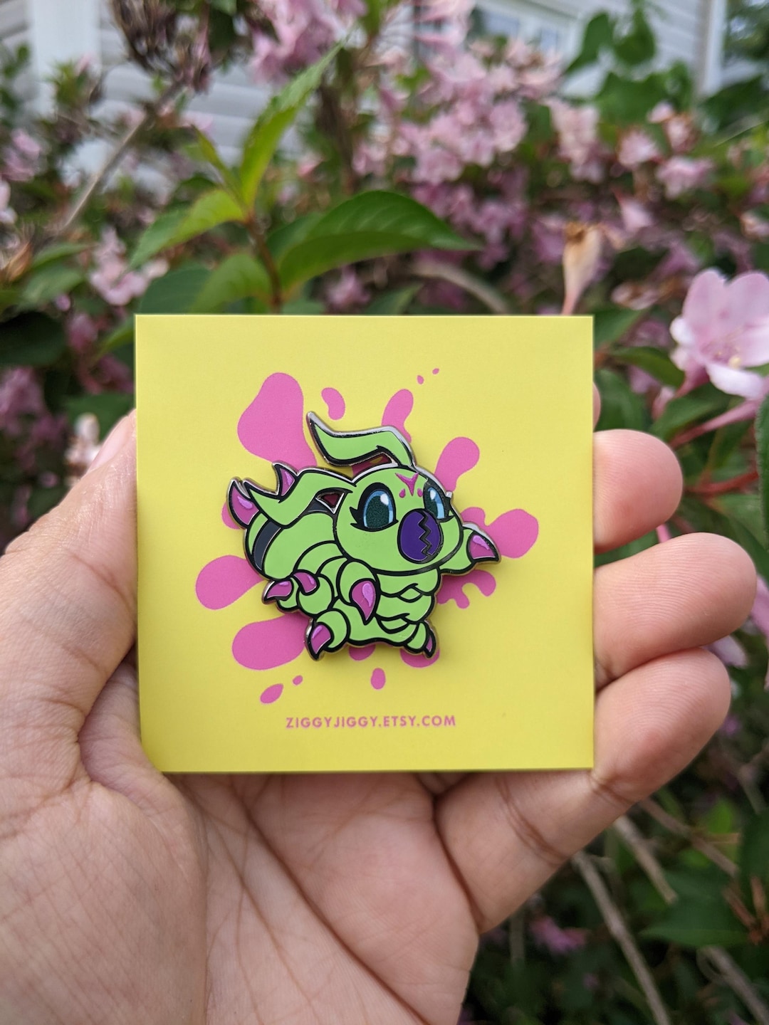 Wormmon Pin / Digimon Pin / Dejimon / Fan Merch / Anime Theme / Kawaii ...