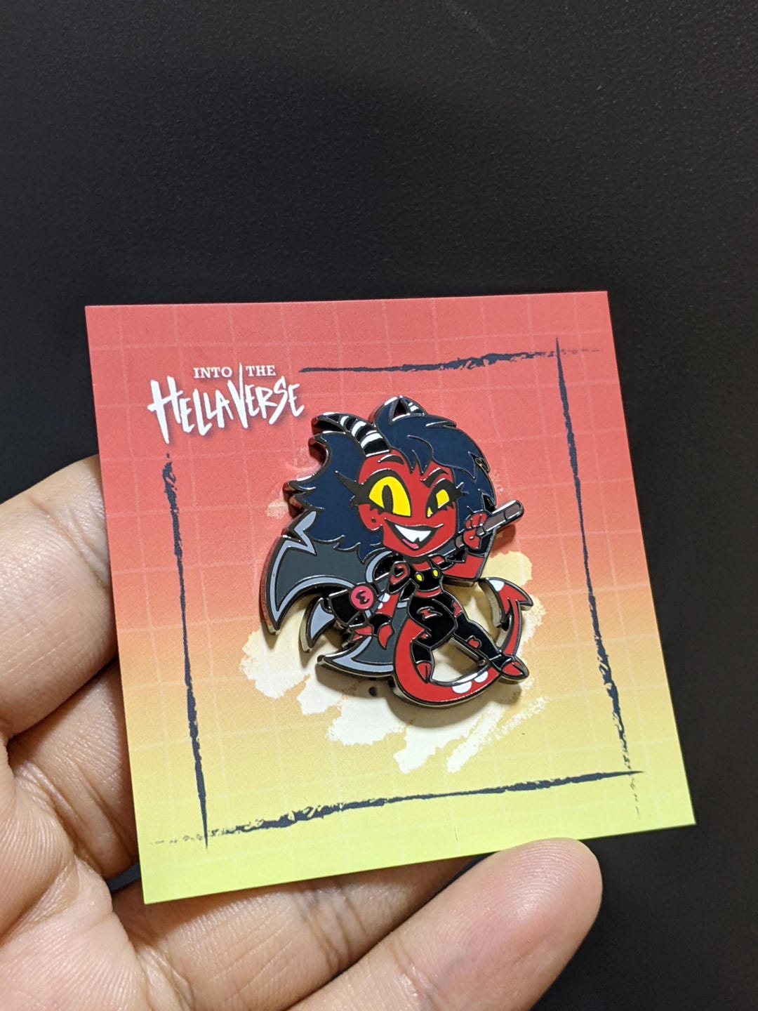 Millie / Hellaverse Fanmerch / Helluva Boss Pins / Black Plated Hard ...