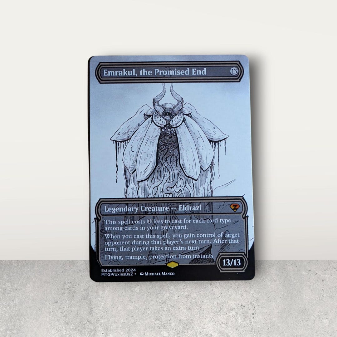 Emrakul, the Promised End - MTG Proxy - Single Card - Etsy
