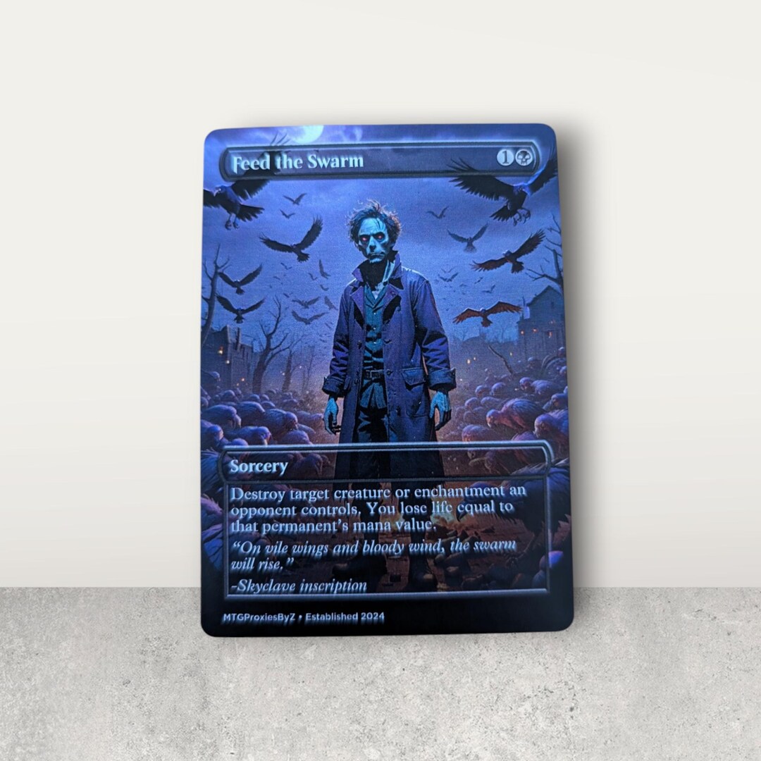 Feed the Swarm MTG Proxy Single Card - Etsy