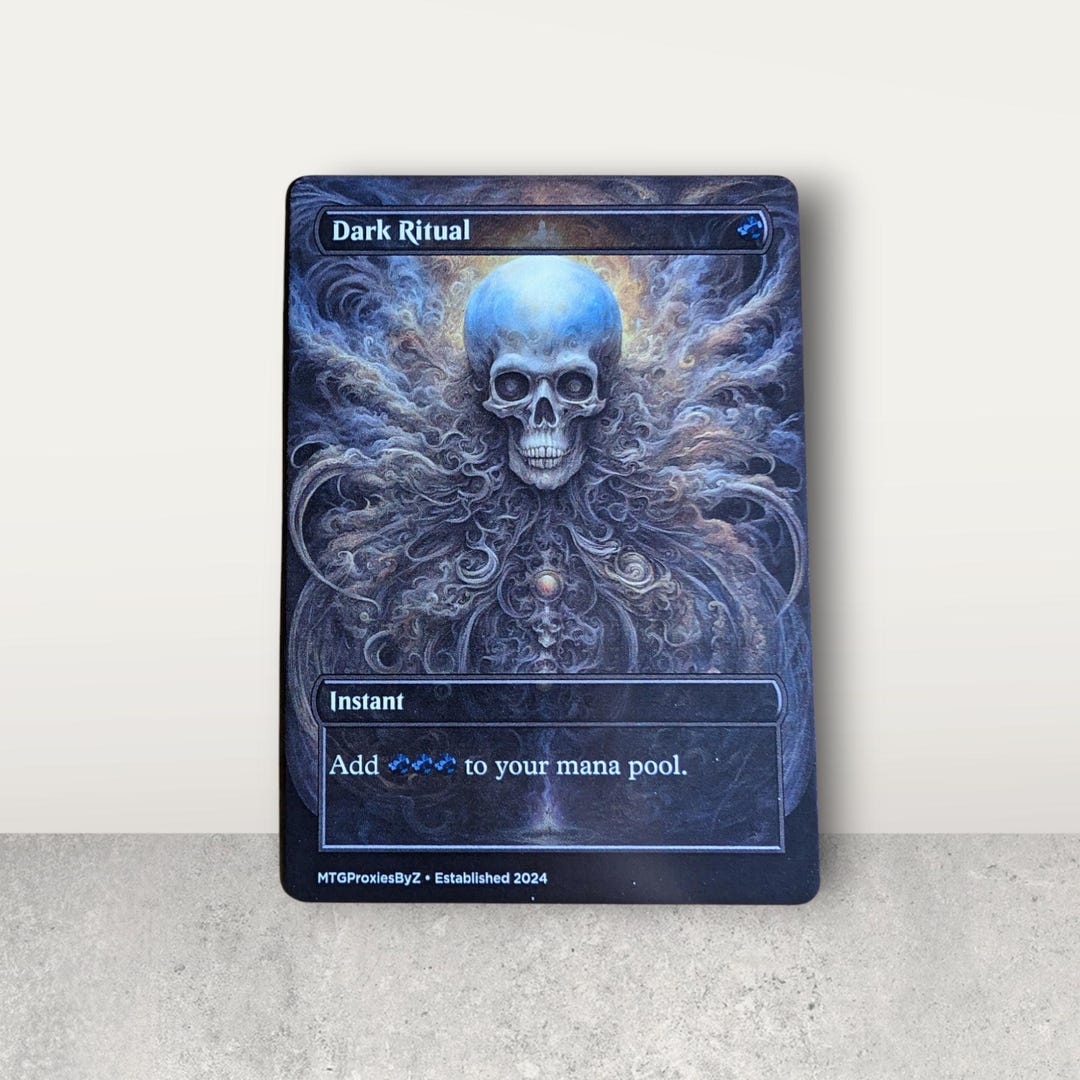 Dark Ritual - MTG Proxy - Single Card - Etsy