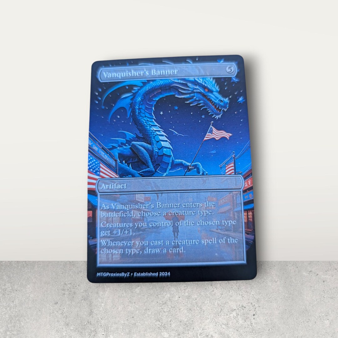 Vanquisher's Banner MTG Proxy Single Card - Etsy