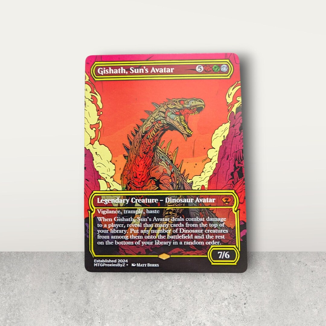 Gishath, Sun's Avatar - MTG Proxy - Single Card - Etsy