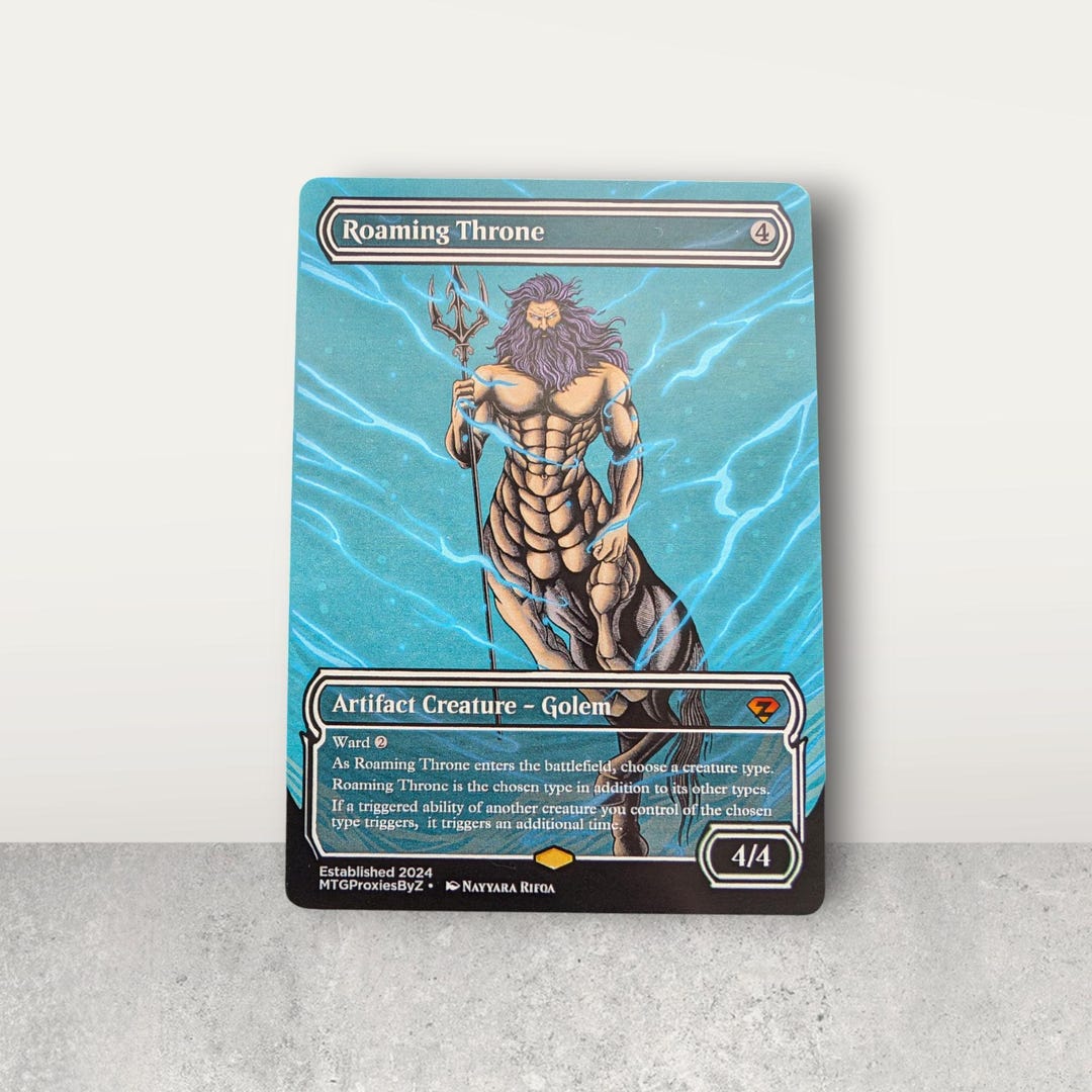 Roaming Throne - MTG Proxy - Single Card - Etsy