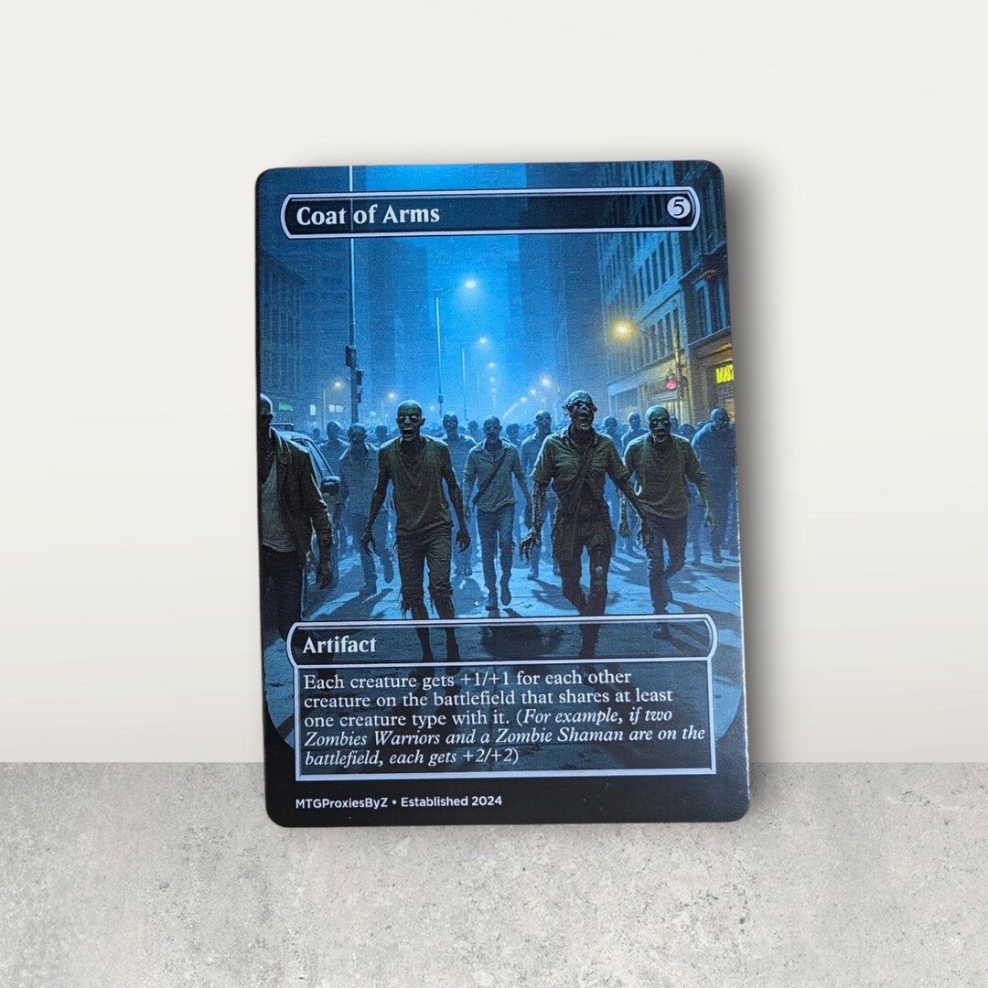Coat of Arms, Zombies - MTG Proxy - Single Card - Etsy