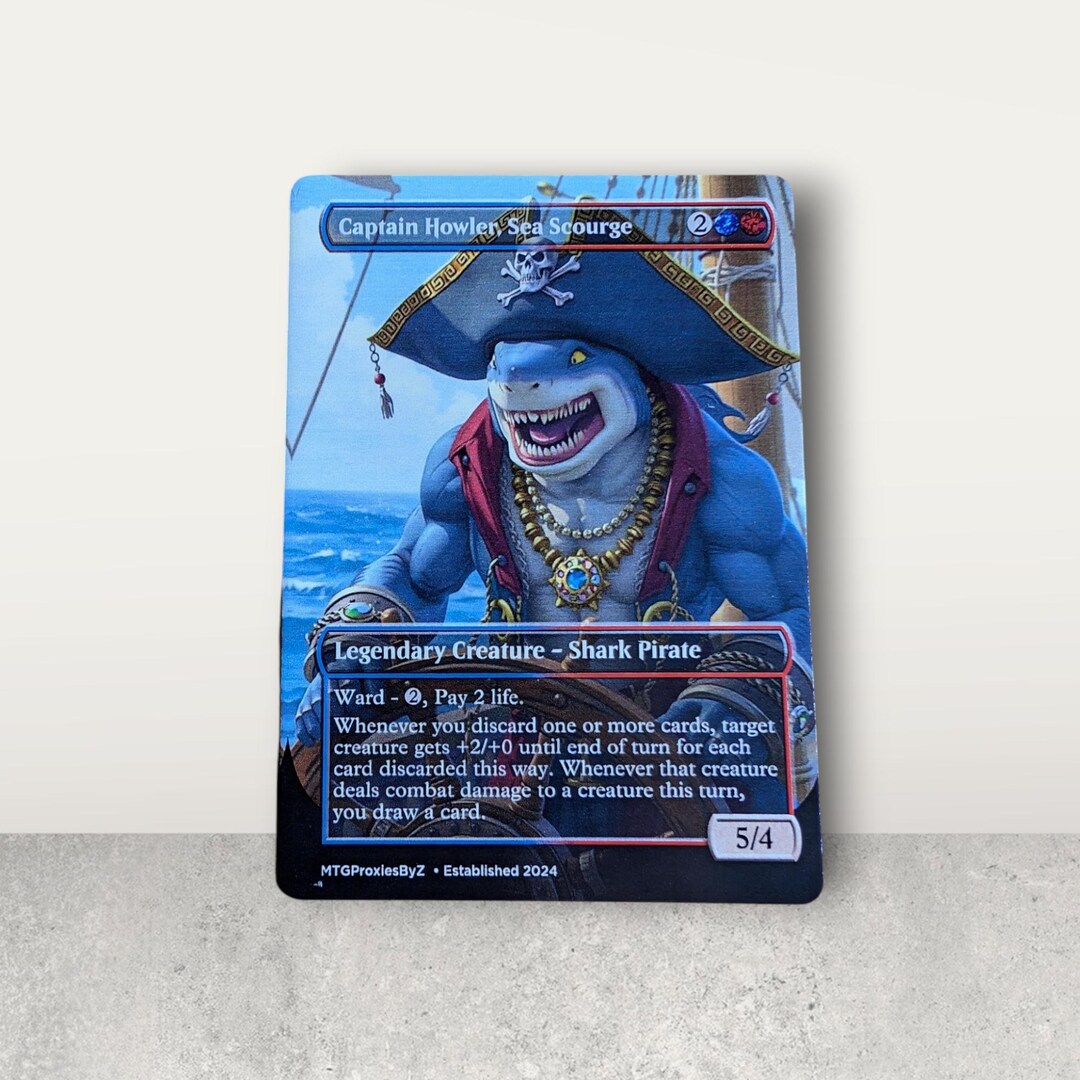 Captain Howler, Sea Sourge - MTG Proxy - Single Card - Etsy