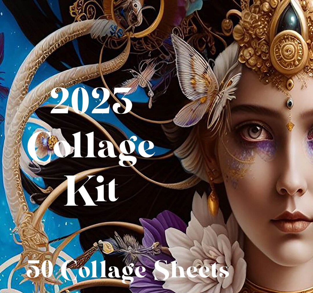 2023 Collage Sheet Kit - Etsy