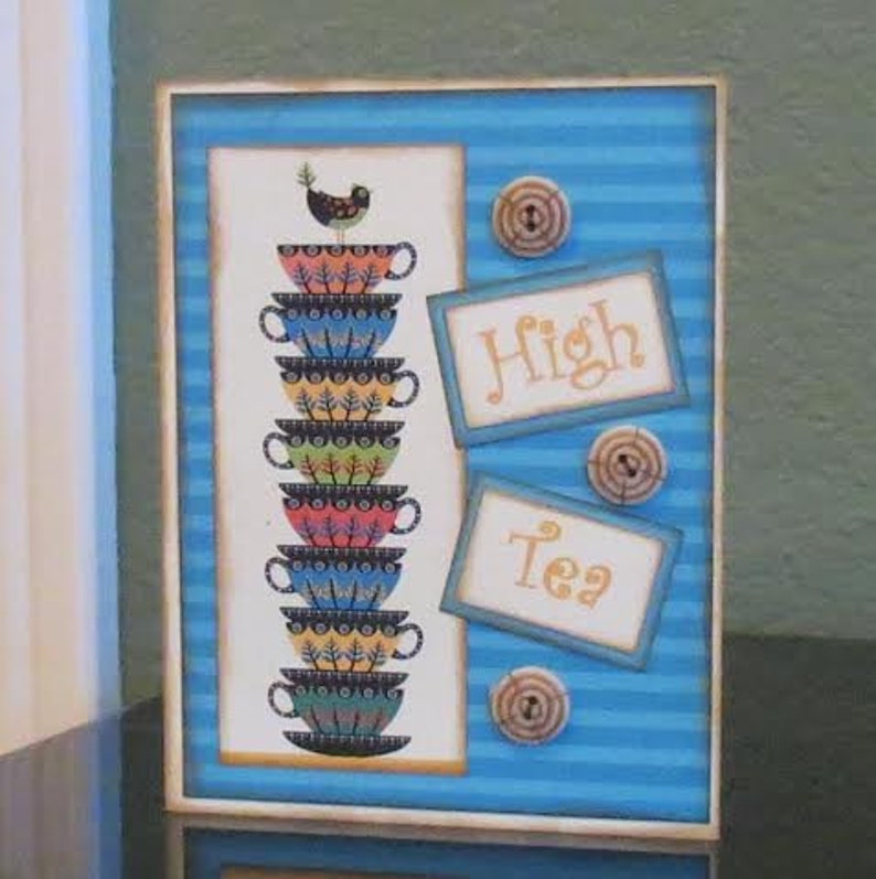 High Tea Digital Craft Kit - Etsy