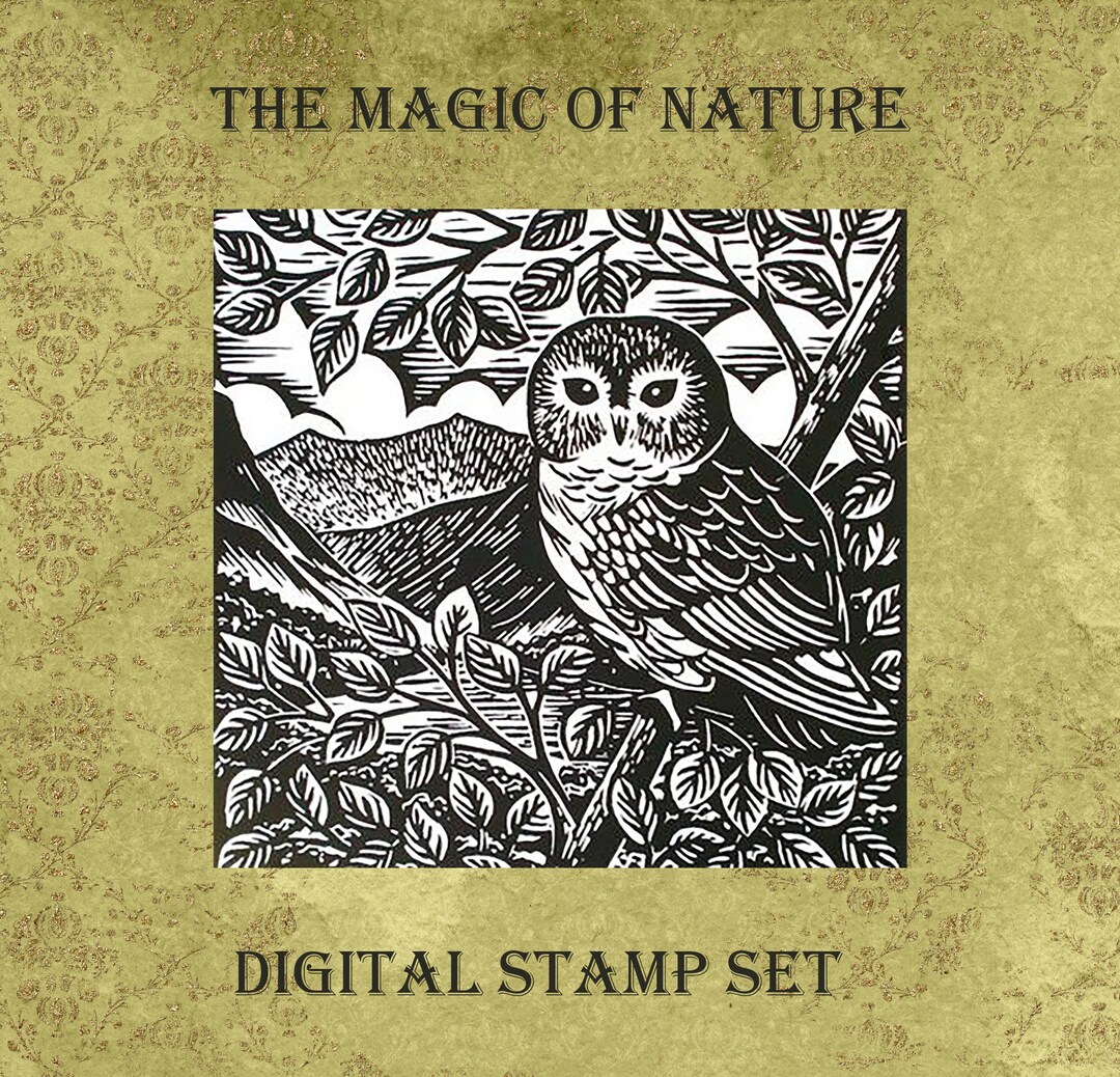 The Magic of Nature Digital Stamp Set - Etsy
