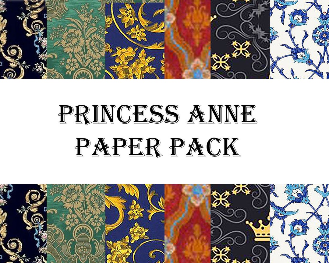 Princess Anne Digital Paper Pack - Etsy