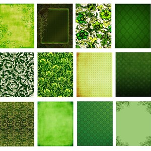 It's Not Easy Being Green Digital Paper Pack - Etsy