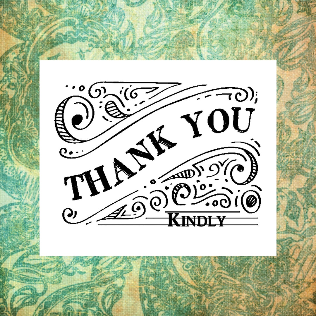 Thank You Kindly Sentiments Set - Etsy