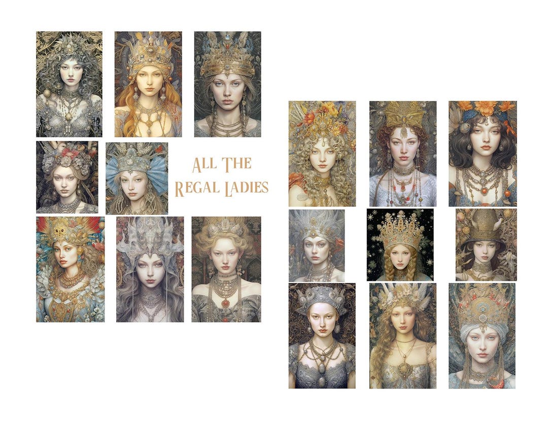 All the Reagle Ladies Collage Set - Etsy