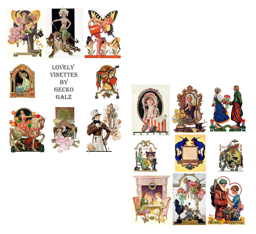 Lovely Vignettes Collage Set - Etsy