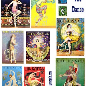 The Dance Digital Collage Sheet - Etsy