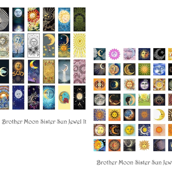 Sun Collage Art - Etsy