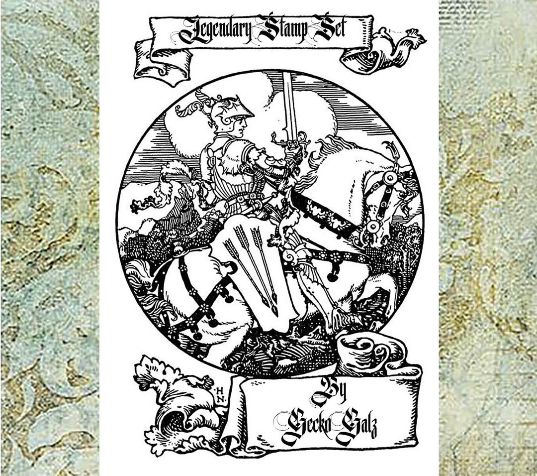 Legendary Digital Stamp Set - Etsy