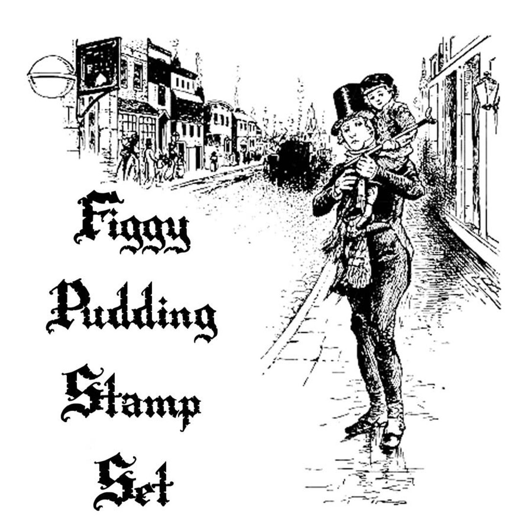 Figgy Pudding Digital Stamp Set - Etsy Ireland