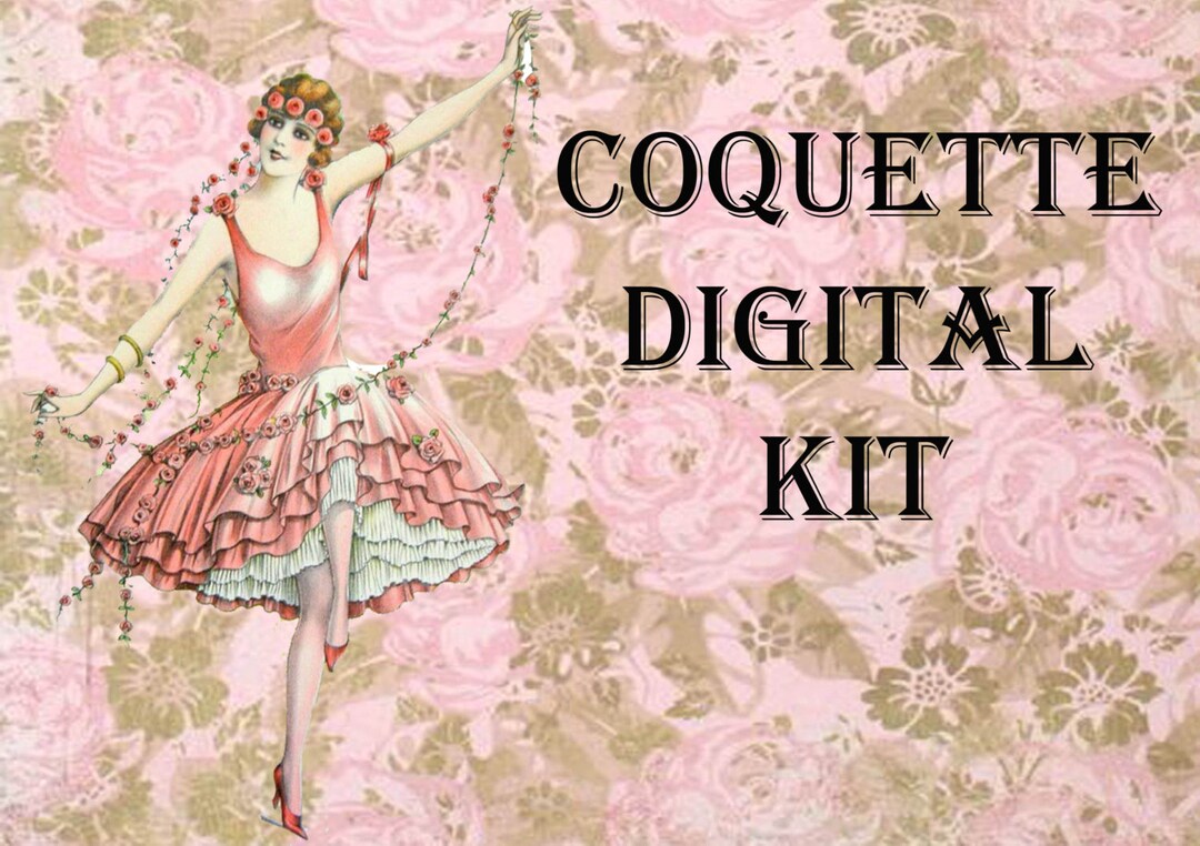 Couquette Digital Crafting Kit - Etsy